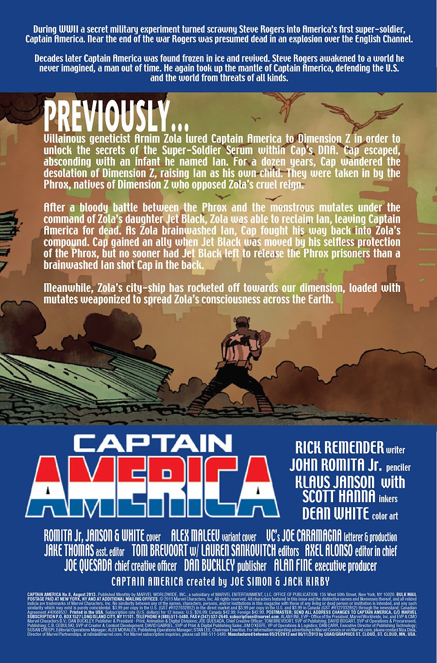 Captain America #8