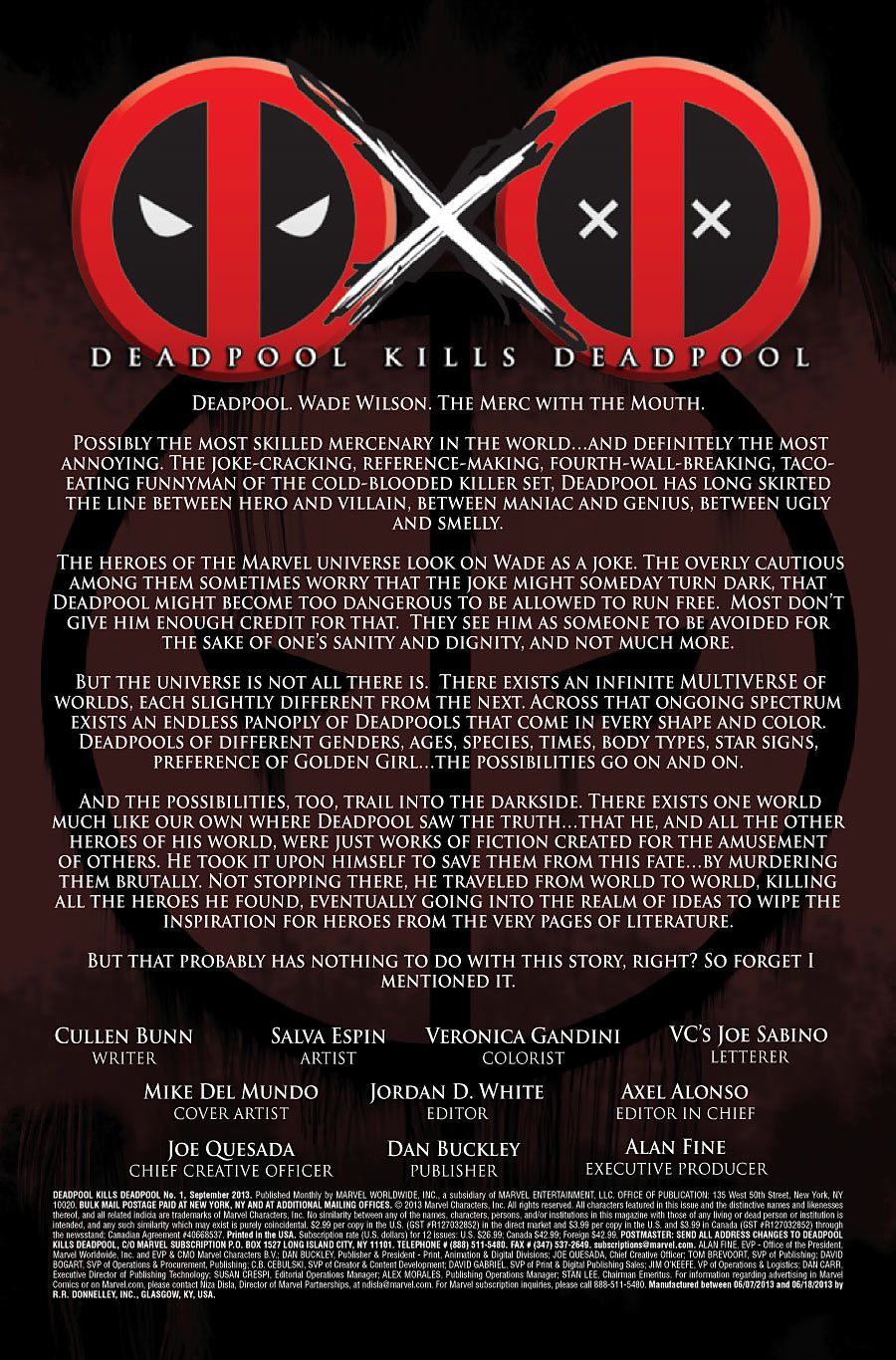 Deadpool Kills Deadpool #1