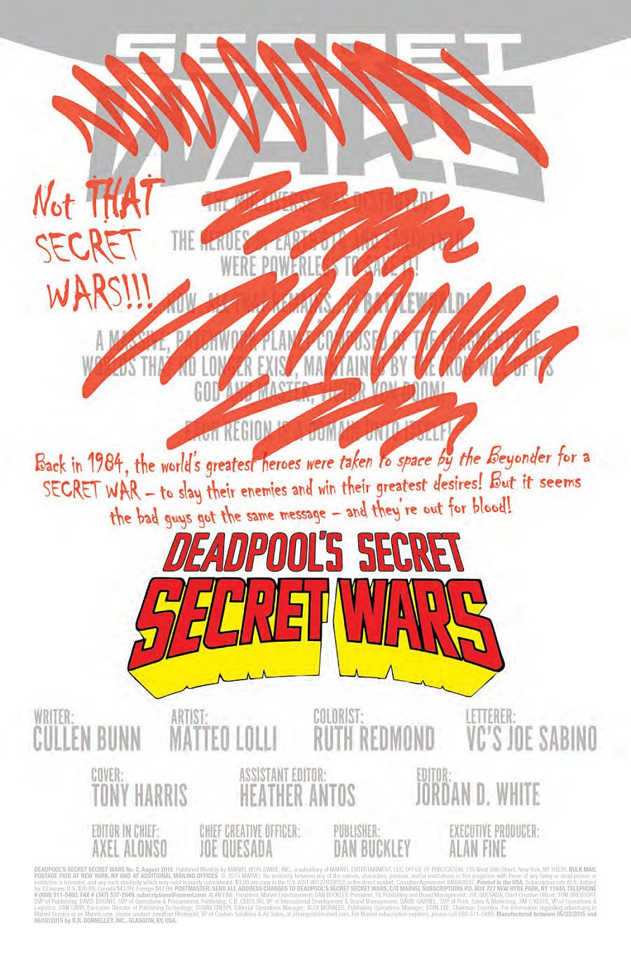 Deadpool's Secret Secret Wars #2