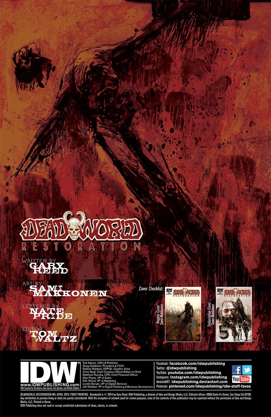 Deadworld: Restoration #5