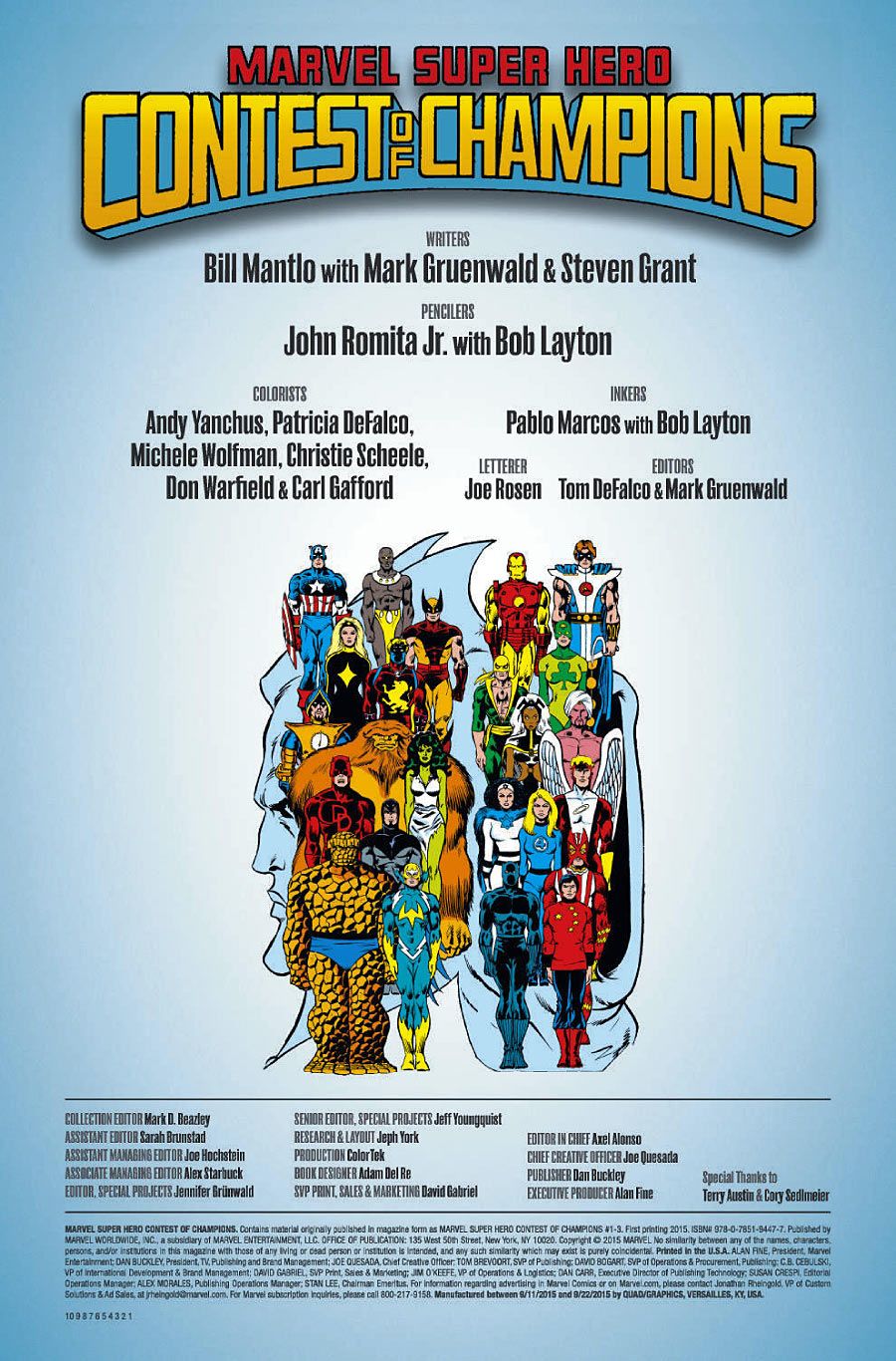 Marvel Super Hero Contest of Championship #1