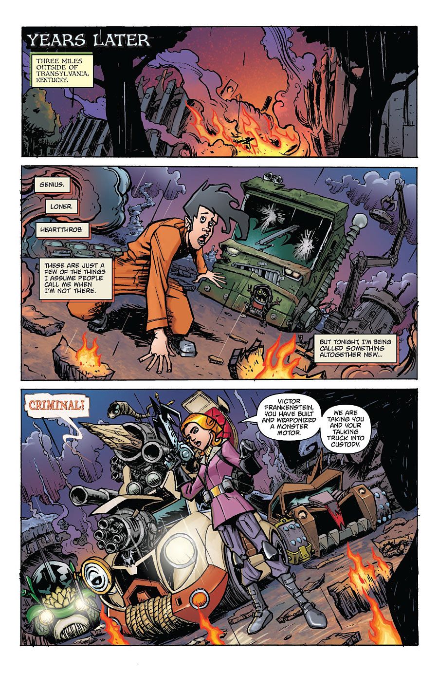 Monster Motors: The Curse of Minivan Helsing #1