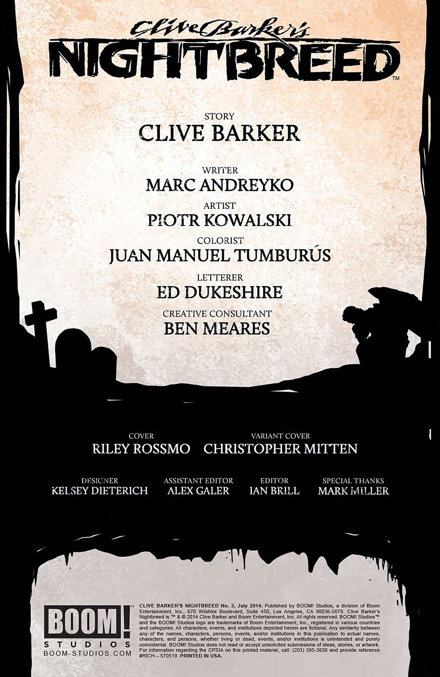 Clive Barker's Nightbreed #3