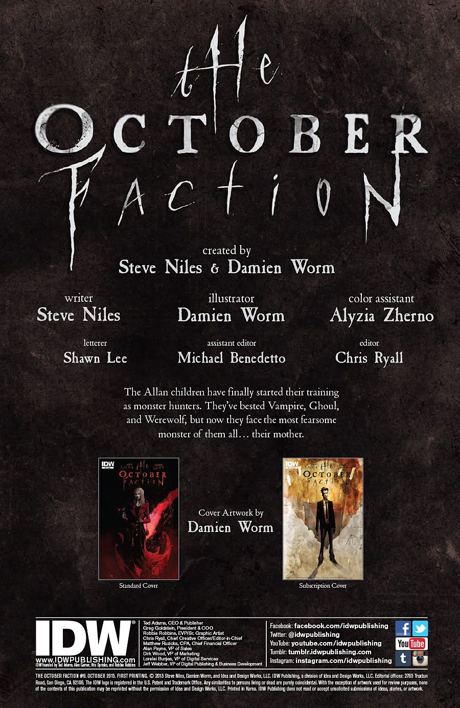 The October Faction #9