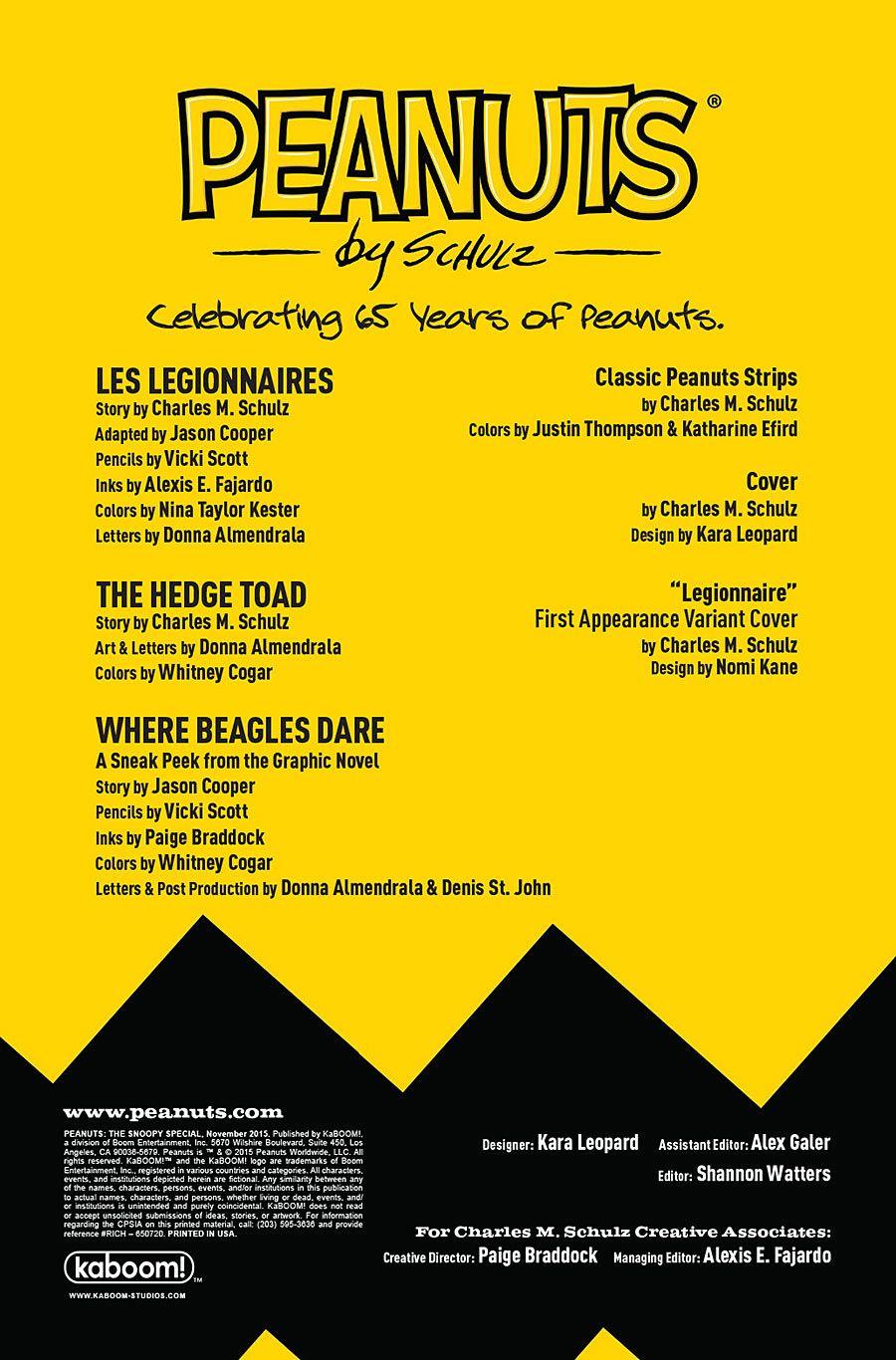 Peanuts: The Snoopy Special #1