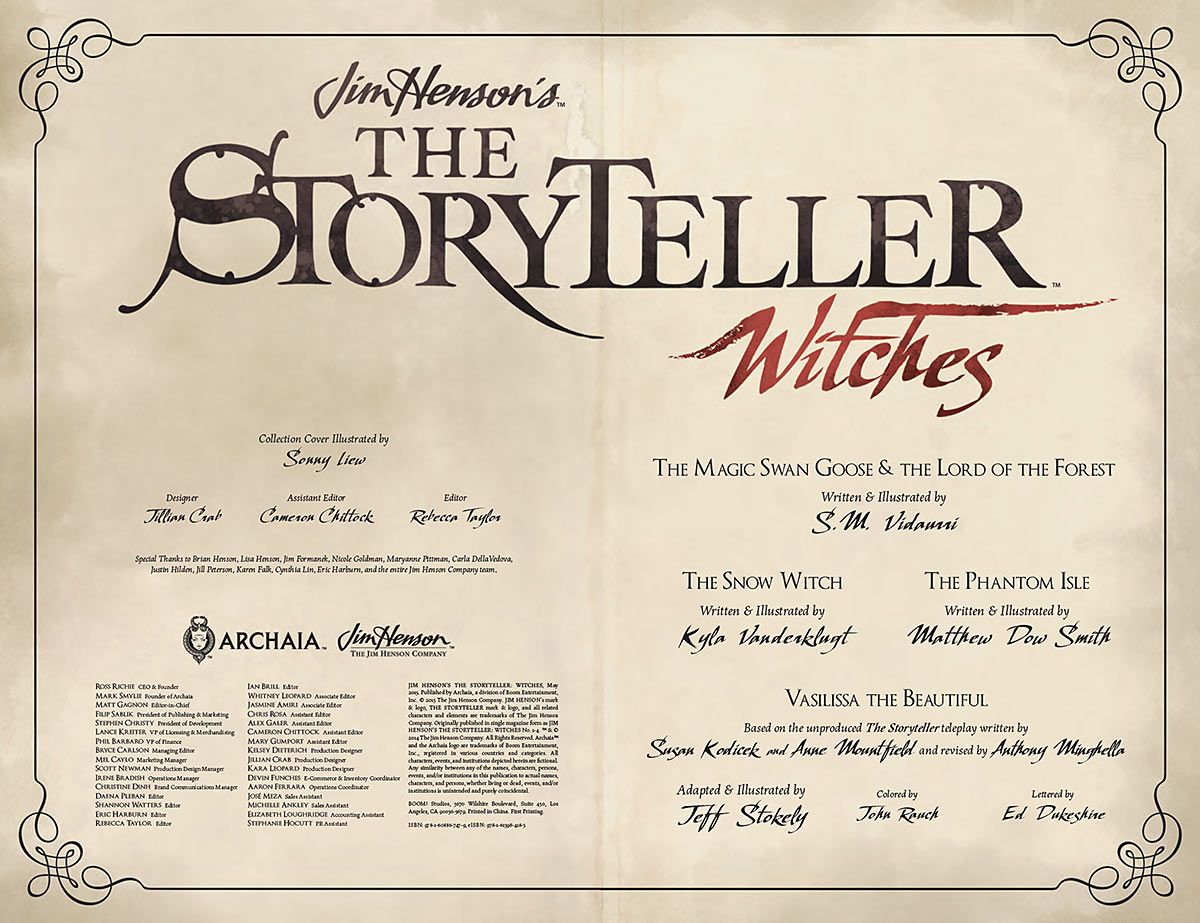 Jim Henson's The Storyteller: Witches HC
