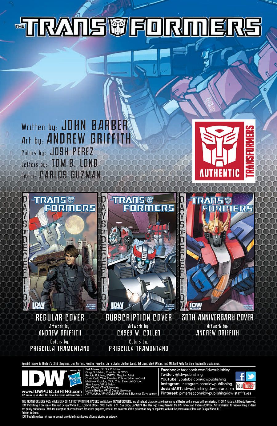 Transformers: Days Of Deception #35