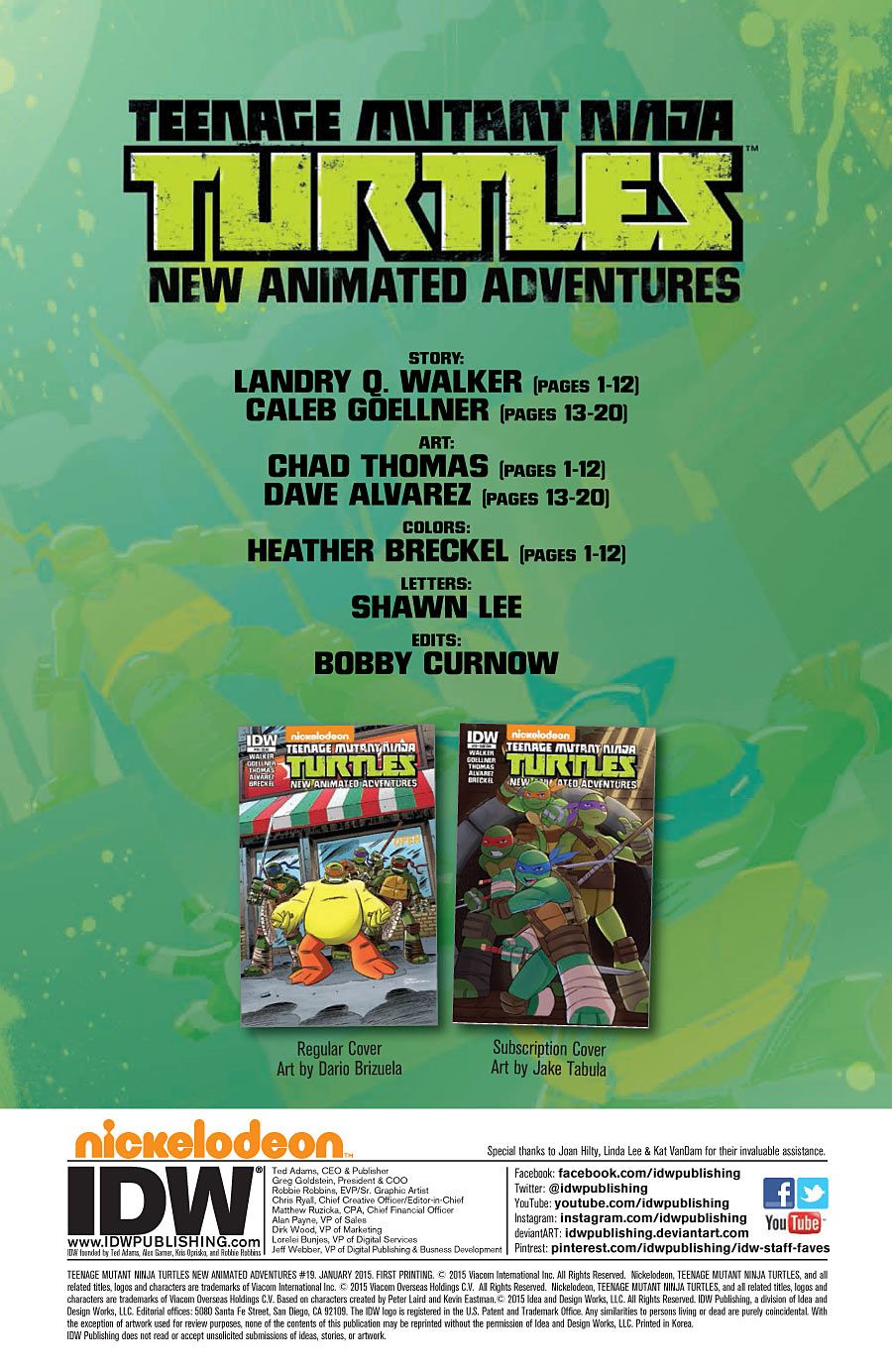 Teenage Mutant Ninja Turtles: New Animated Adventures #19