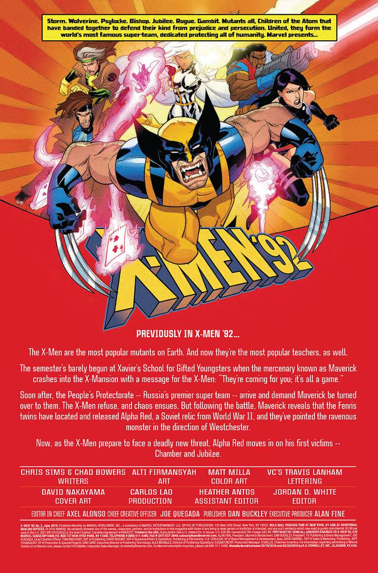 X-Men '92 #2