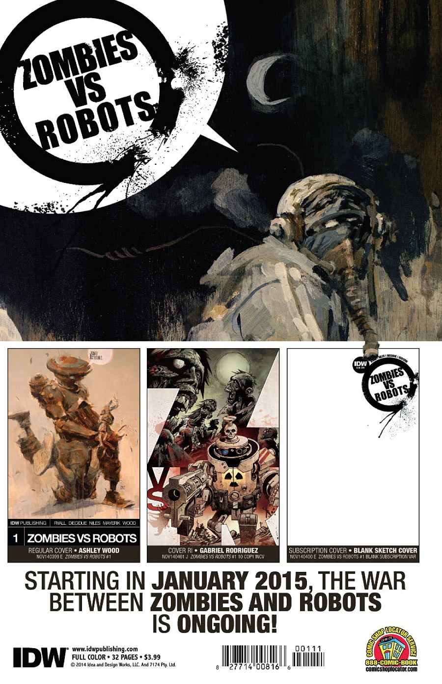 Zombies vs Robots #1