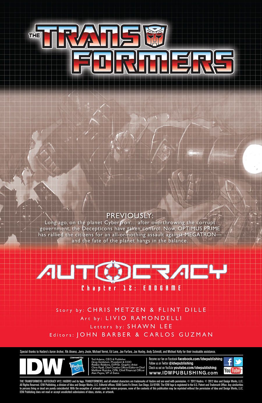 Transformers: Autocracy #12