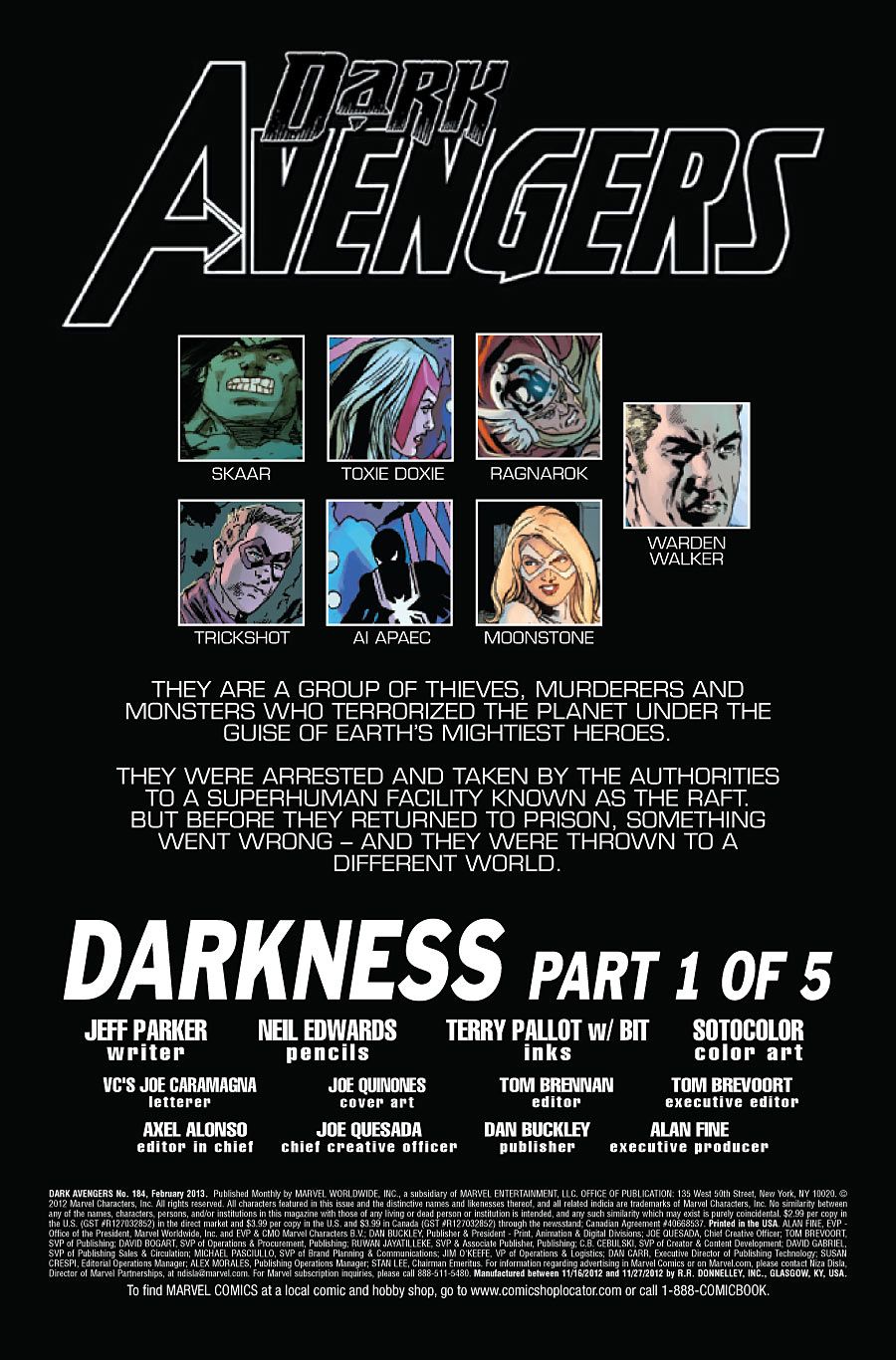 Dark Avengers #184