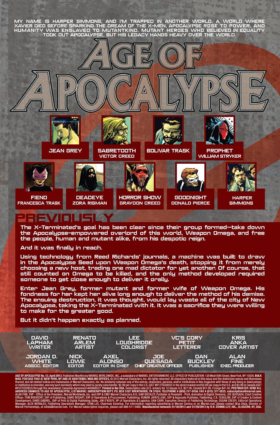 Age of Apocalypse #12