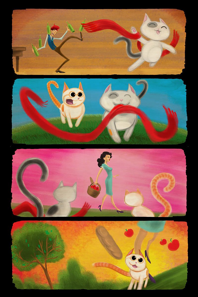 Scratch9: Cat Tails #1