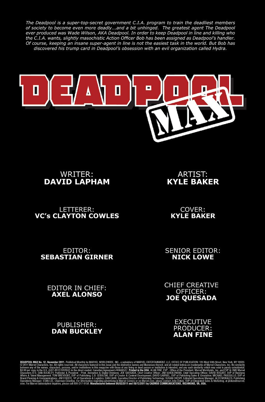 Deadpool Max #12