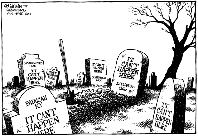 Straight for the art: Ed Stein's Columbine cartoons