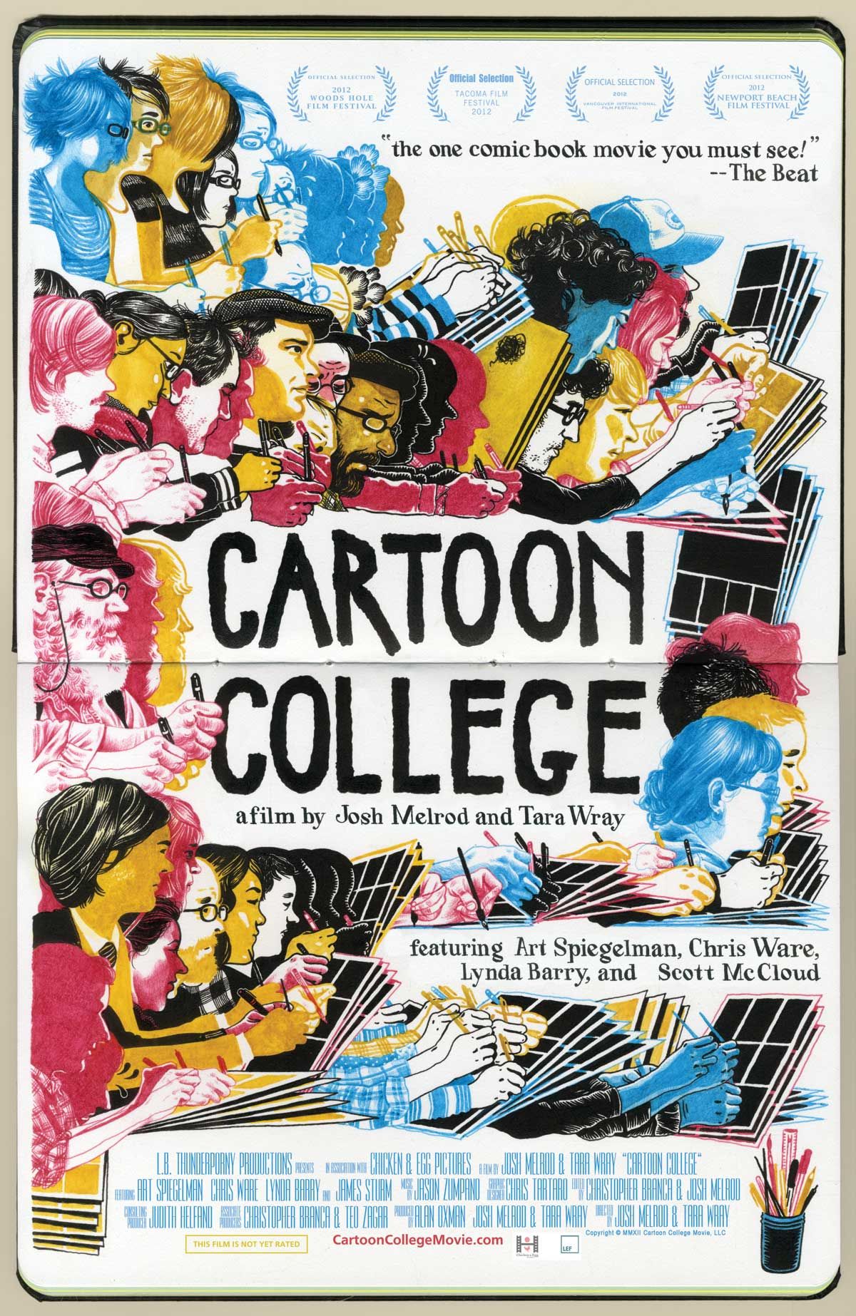 Joe Lambert's poster for 'a documentary about comics and a school for ...