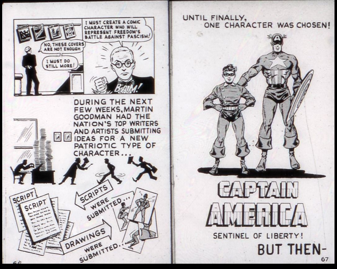 How Captain America was created (according to Timely Comics)