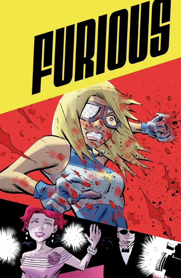 A look at the cover process for 'Furious' #1