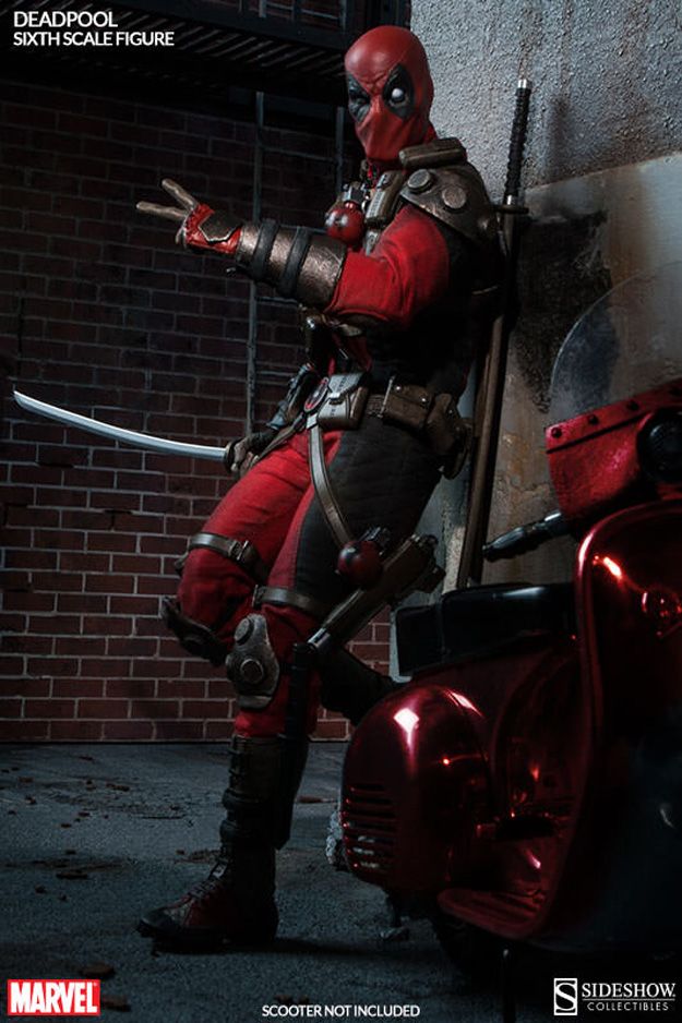 Break the fourth wall with Sideshow's new Deadpool figure