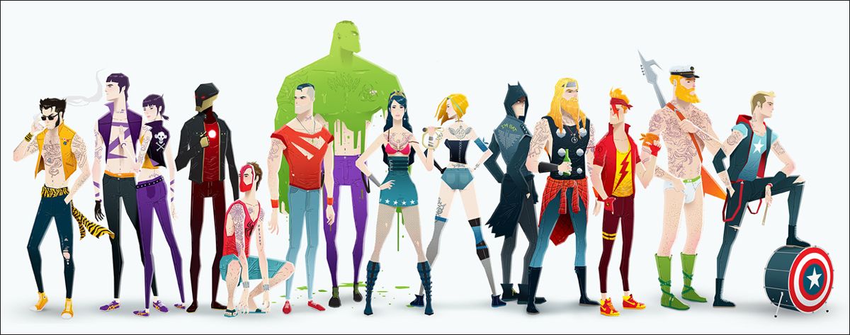 Superheroes get rockin' makeovers in 'Super Rockers'