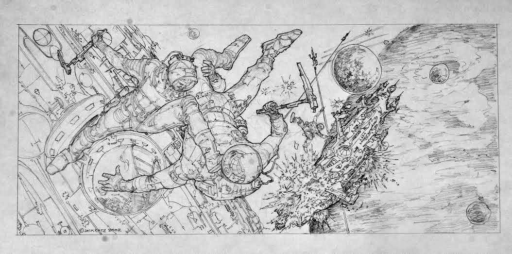 Creative process: Jack Katz pencils from 'The First Kingdom'