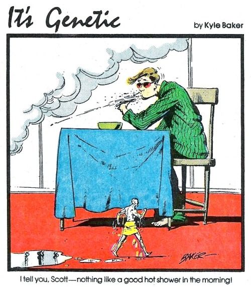 Kyle Baker's forgotten Marvel comic strips lampoon the X-Men