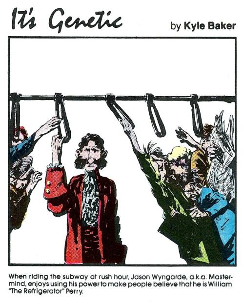 Kyle Baker's forgotten Marvel comic strips lampoon the X-Men