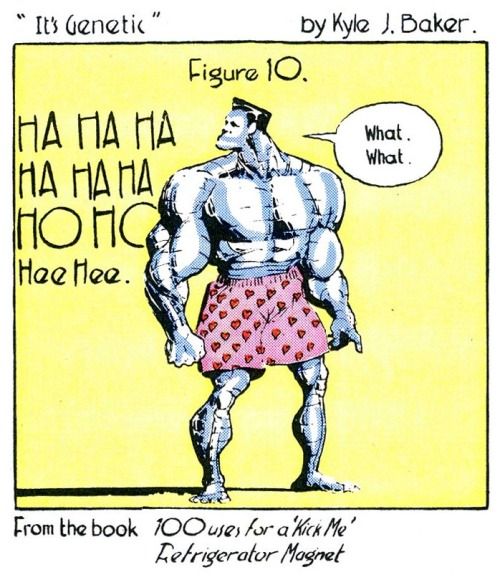 Kyle Baker's forgotten Marvel comic strips lampoon the X-Men