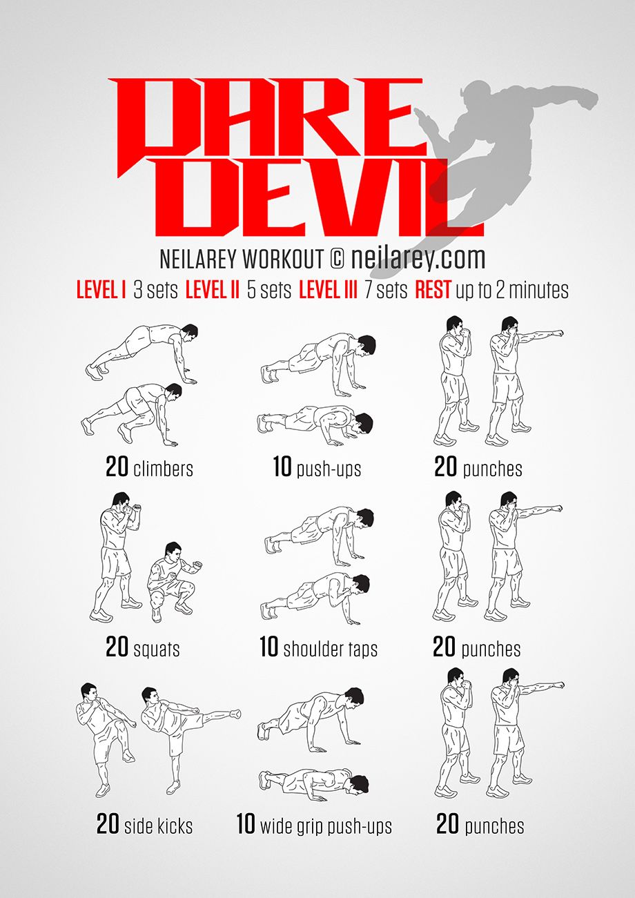 How to work out, the comic book way