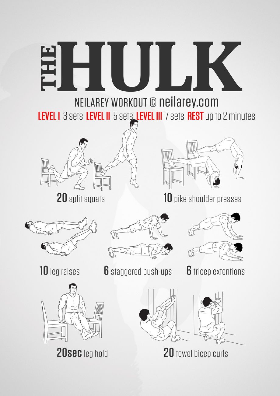 How to work out, the comic book way