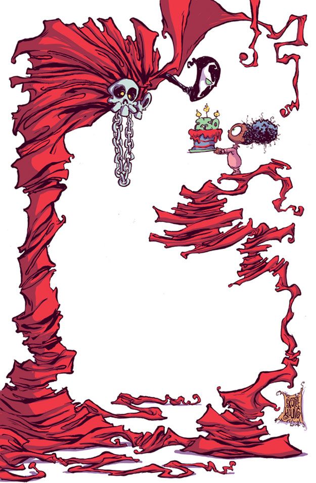 Skottie Young debuts his 'Spawn' #250 variant cover