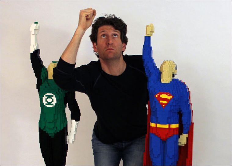 Warner Bros. and LEGO artist hit the bricks with DC Comics tour