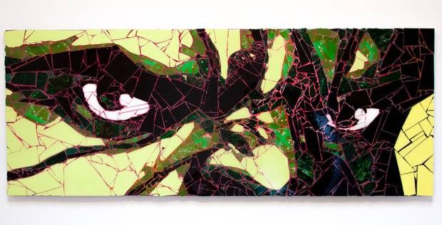 Jason Dussault debuts comics-inspired mosaic artwork in New York City