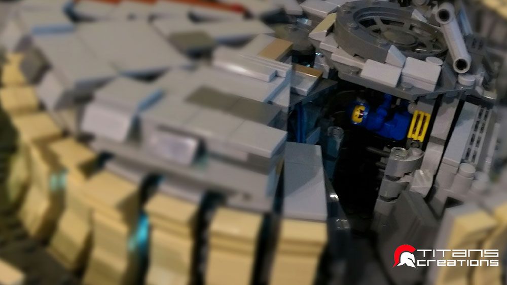 Incredible LEGO Millennium Falcon interior required 10,000 bricks