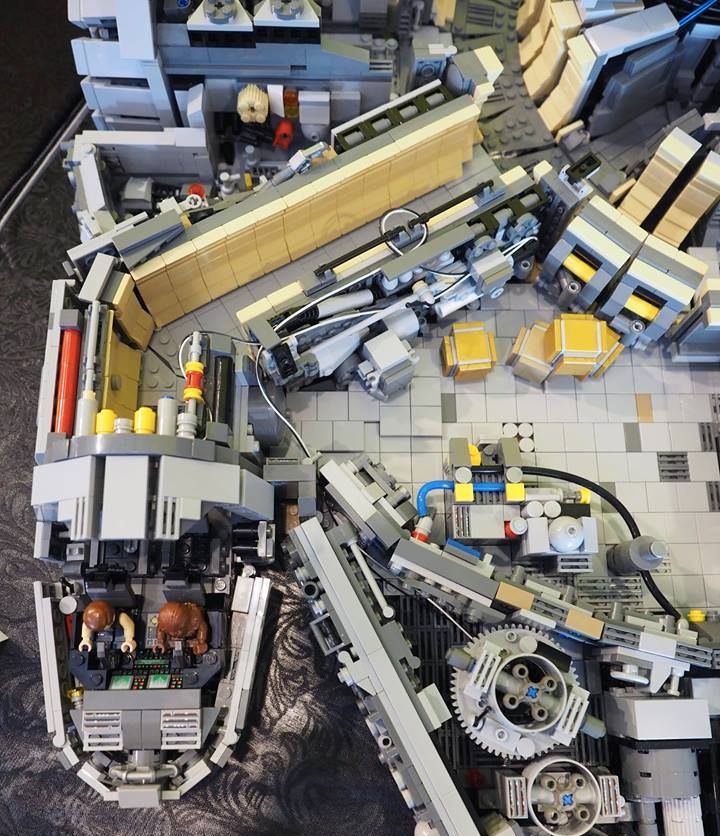 Incredible LEGO Millennium Falcon interior required 10,000 bricks