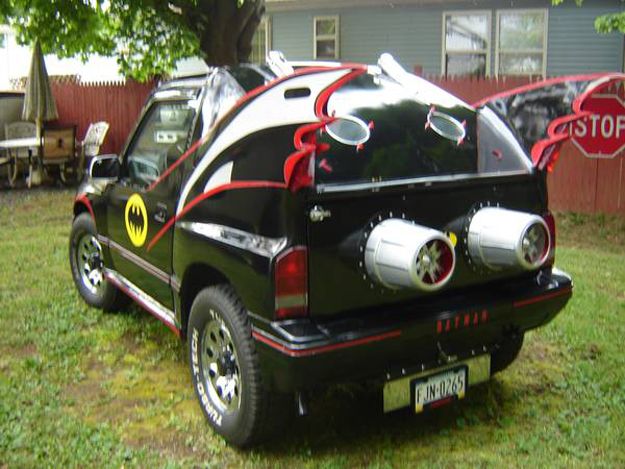 This Geo Tracker Batmobile is perfect for a vigilante on a budget