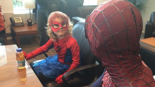 Move over, Spidey! SpiderMable becomes Edmonton's new hero