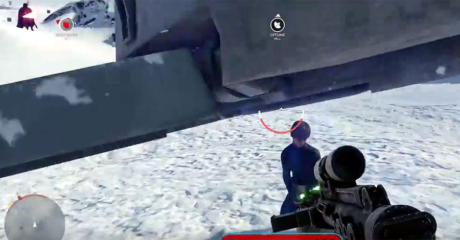 Luke Skywalker meets hilarious end in 'Star Wars Battlefront' clip