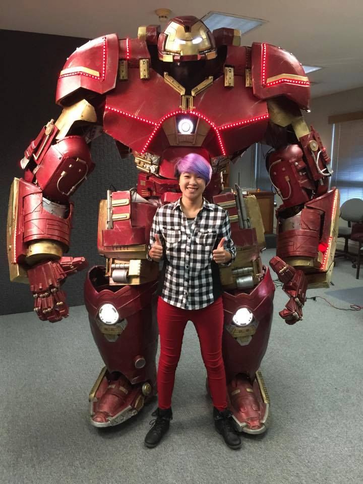 This incredible Hulkbuster armor towers nearly 10 feet tall