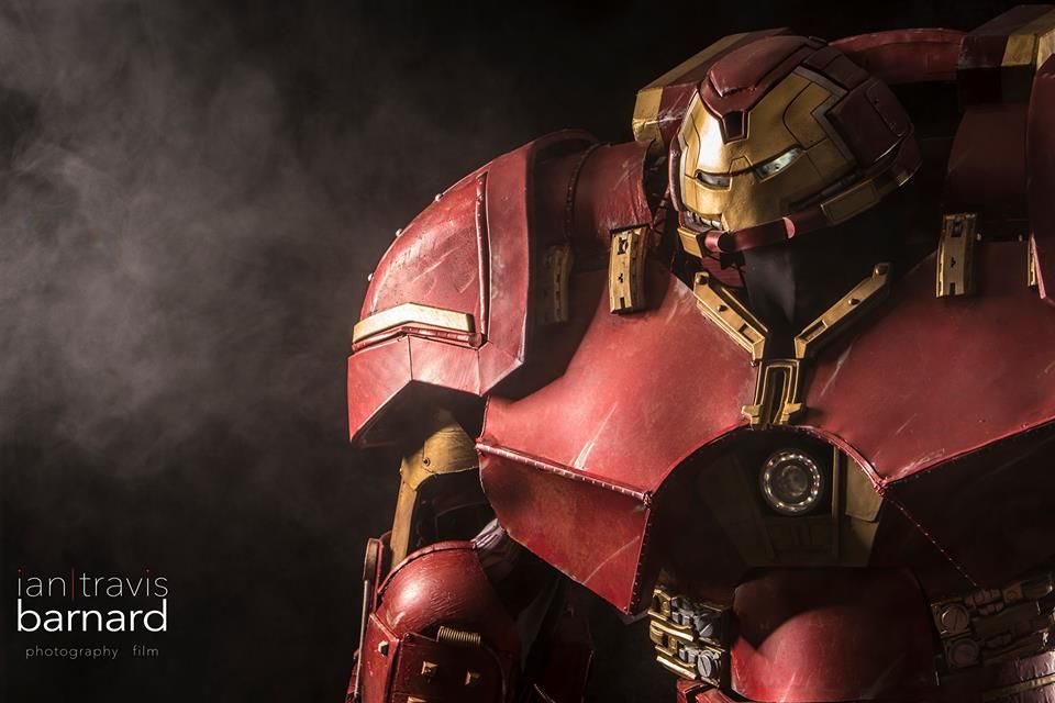 This incredible Hulkbuster armor towers nearly 10 feet tall