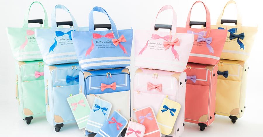 Travel the galaxy in style with this 'Sailor Moon' luggage