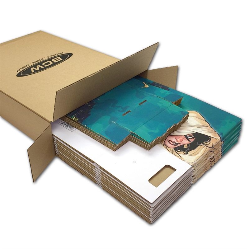 Brighten up your comics storage with printed art boxes