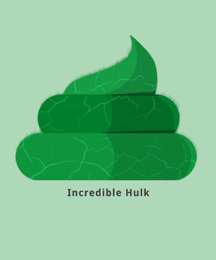 Artist imagines what superheroes' poop might look like