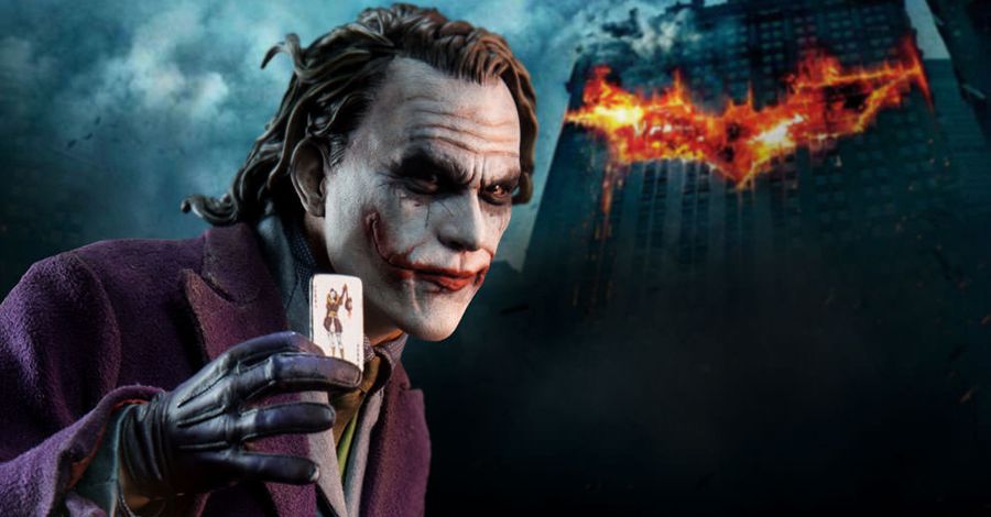 This Joker statue just wants to watch the world burn