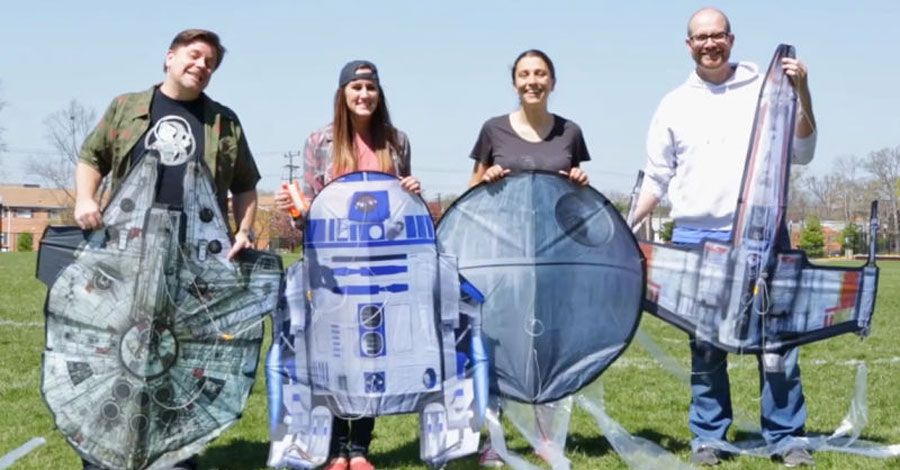 Practice your piloting skills with these massive new 'Star Wars' kites