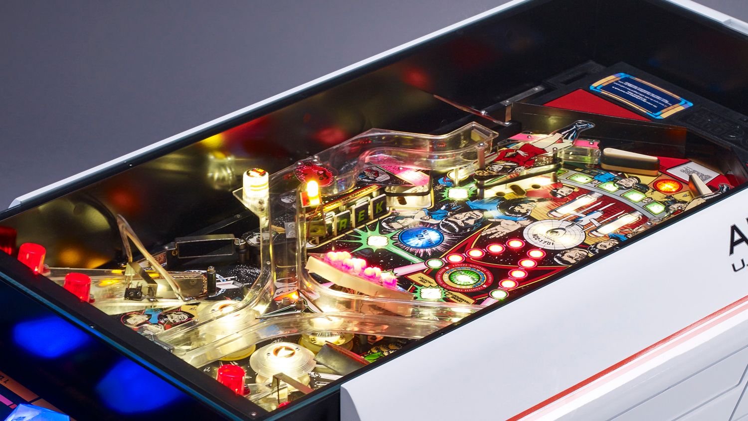 This 'Star Trek' shuttle pinball coffee table is out of this world