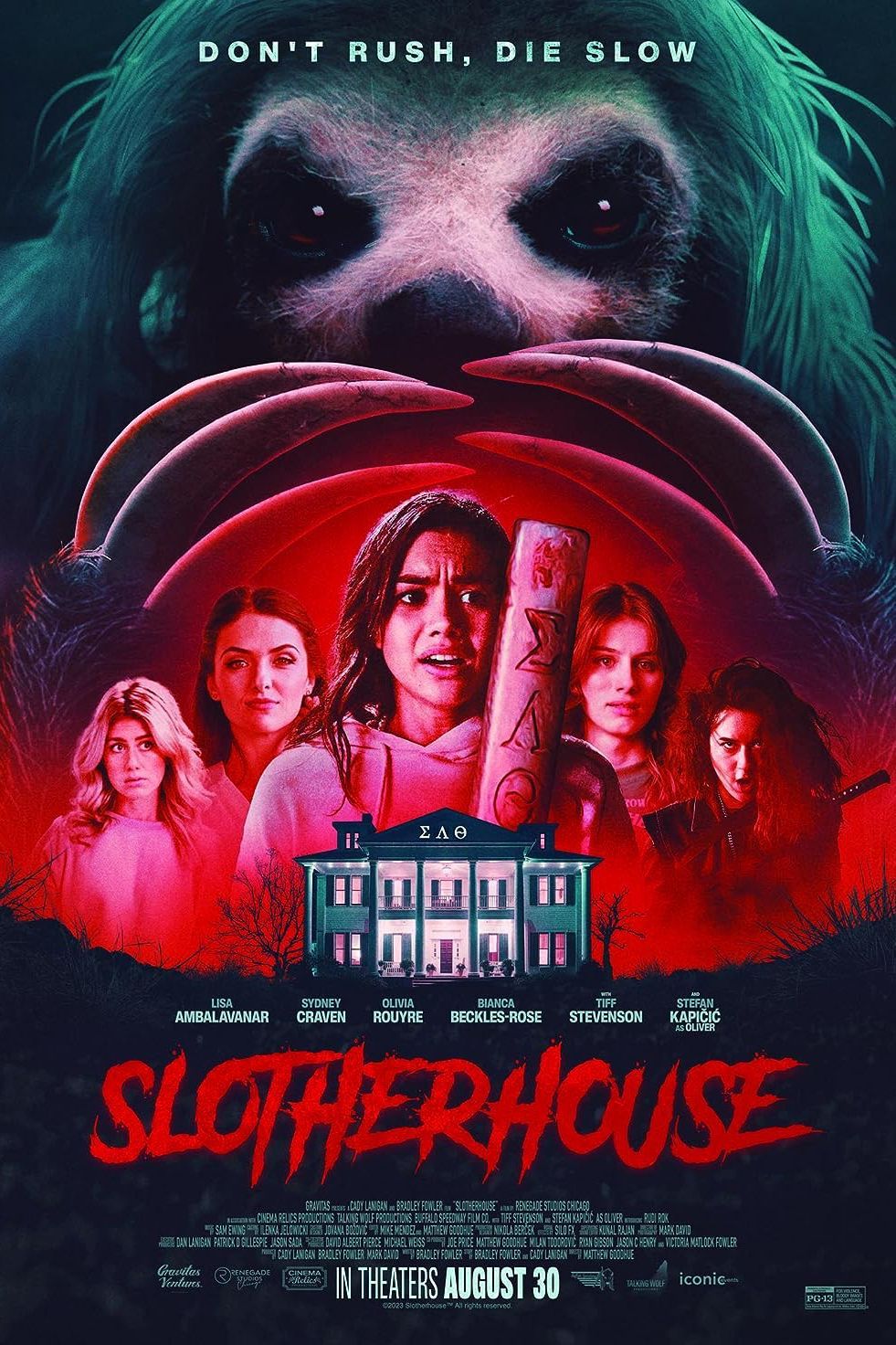 Slotherhouse Trailer Unleashes a Killer Sloth in a Sorority House