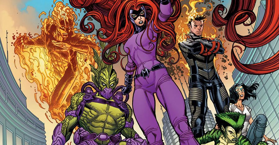 Johnny Storm Returns On Fully Revealed "Uncanny Inhumans" Cover