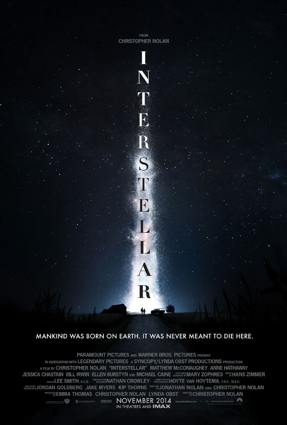 New Teaser Poster Arrives For Christopher Nolan's 'Interstellar'